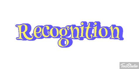 Recognition Word Animated  Logo Designs