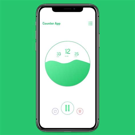 Counter APP UI Design N N On Behance Counter App App Ui Design App Ui