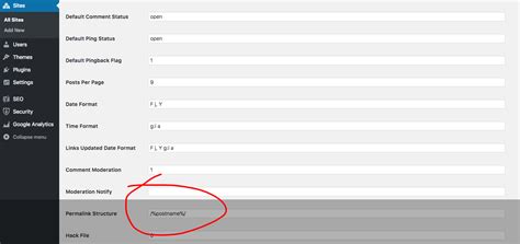 permalinks remove the blog slug from wordpress multisite root node
