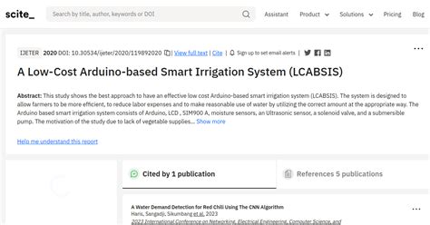A Low Cost Arduino Based Smart Irrigation System Lcabsis
