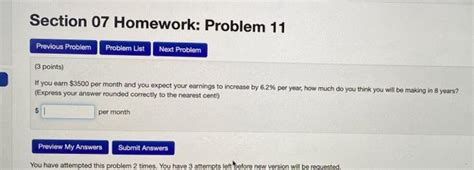 Solved Section 07 Homework Problem 11 3 Points If You