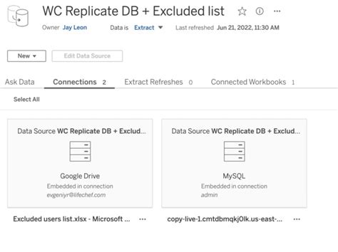 edit data source is greyed out