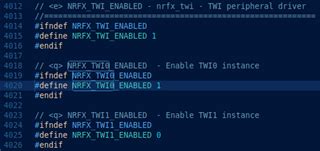 NRF NRFX TWI Manager Configurations NRFX TWI INST IDX Undeclared Nordic Q A Nordic