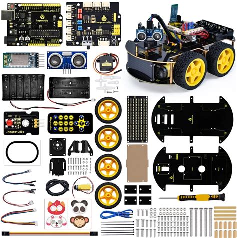 KS Keyestudio Upgraded WD BT Multi Purpose Smart Car V For Arduino Robot Kit Programming