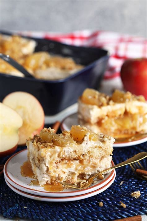 No Bake Caramel Apple Tiramisu The Suburban Soapbox