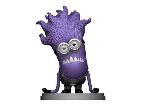 Stl File Purple Mutated Minion For 3d Printing Stl 👹・3d Printable Model To Download・cults