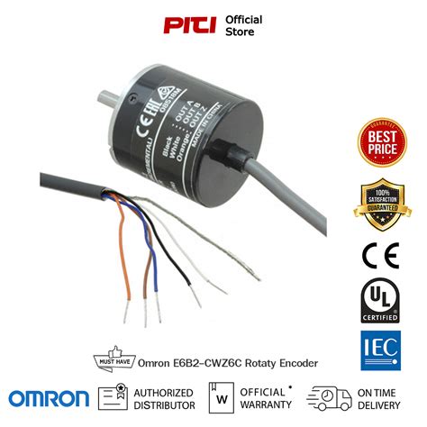 Omron E6b2 Cwz6c Rotary Encoder Incremental ขนาดแหล่งจ่าย 5 24vdc จำนวน