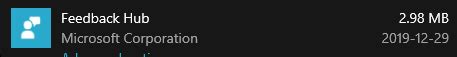 Disable And Remove Feedback Hub From Windows
