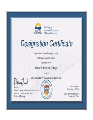 Fillable Online Re Certification Certificate Issued Fax Email Print PdfFiller