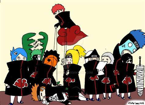 Chibi Akatsuki By Cypno On Deviantart Chibi Akatsuki By Cypno On Deviantart