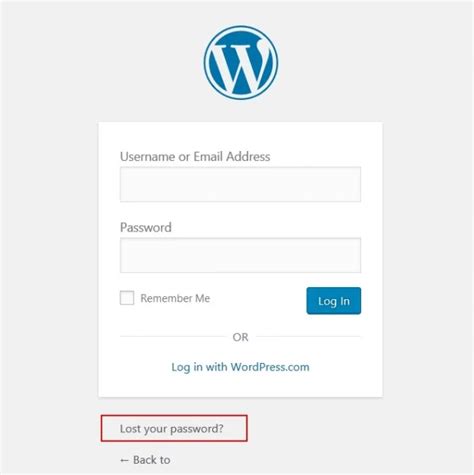 How To Easily Change Or Reset A WordPress Password Meks