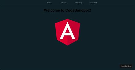 Angular Codesandbox
