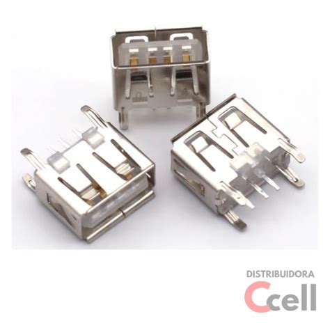 Conector Para Placa Mãe De Notebook Soquete Usb 2 0 4 Pinos 4 Dc