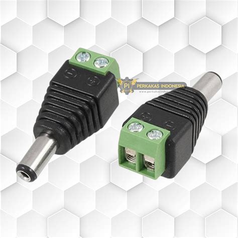 Jack Konektor Penyambung Sambungan Kabel Ac Dc Male Conektor Cable Soket Converter Konverter