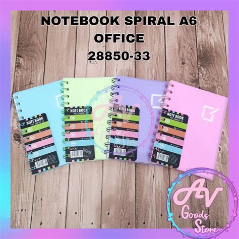 Jual Diary Spiral A6 Office 28850 33 Notebook Spiral A6 80 Lembar Diary Kecil Shopee Indonesia