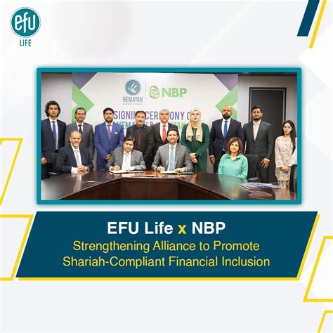 Efu Life And Nbp Sign New Takaful Products For Pakistan Efu Life