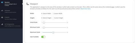 Custom Settings In Ui Builder Backendless