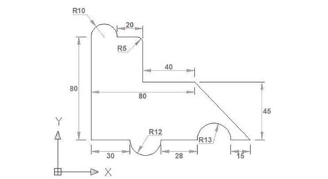 solved write a cnc milling program for part with following