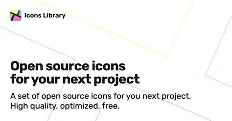 Open Source Icons For Your Next Project IconsLib