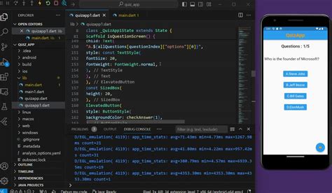 🚀 my first flutter project 🎉 basic quiz app with flutter pratik