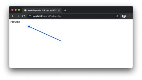 Membuat Kode Otomatis Dengan Php Dan Mysqli Malas Ngoding