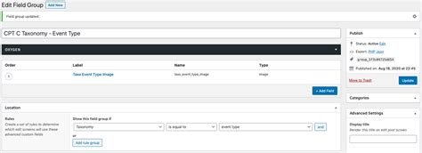 [backend] can t add image field to custom taxonomy acf support