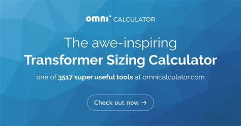 Transformer Sizing Calculator