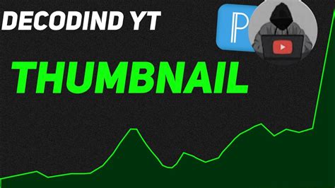 How To Make Professional Thumbnail Like Decoding Yt Youtube