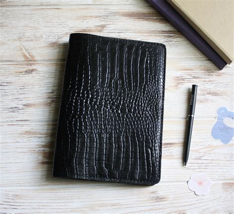 Black Leather Hobonichi Cover A5 Leather A6 Hon Techo B6 Slim Cover