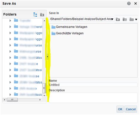 OBIEE 12c Change Analysis Editor Standard Layout Oracle Forums