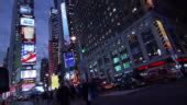 Wide Angle Moving Pov 3 4 Right Forward Right Side Of New York City