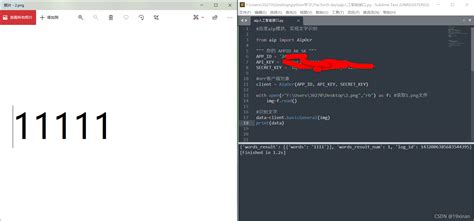 python 百度aip实现文字识别 from aip import aipocr csdn博客