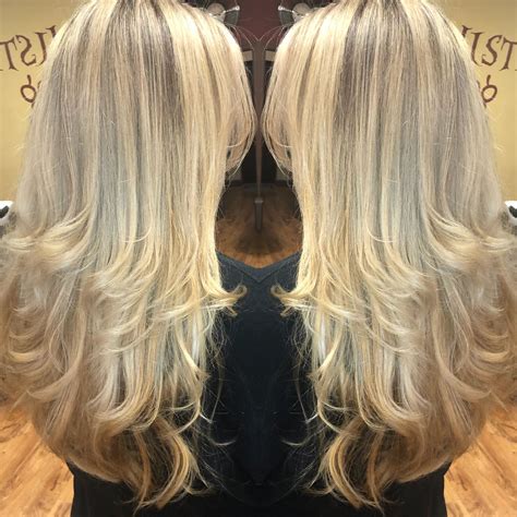 Beautiful Blonde Balayage Layered Hairstyles Blonde Balayage
