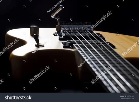 Sexy Electric Guitar Natural Wood Stock Photo 269531909 Shutterstock