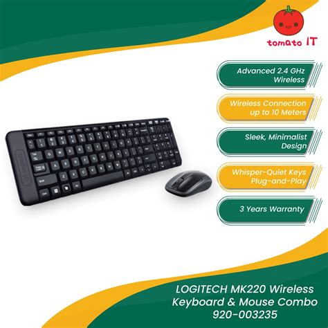 Logitech Mk Wireless Keyboard Mouse Combo Shopee Malaysia