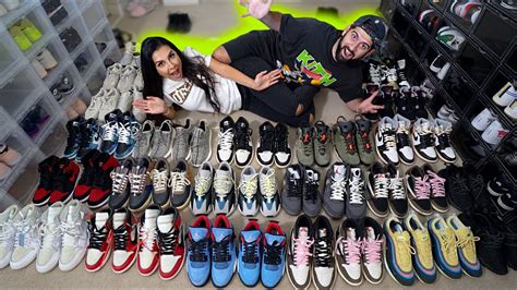 Our 50 000 Matching Sneaker Collection Sneakerhead Couple Youtube