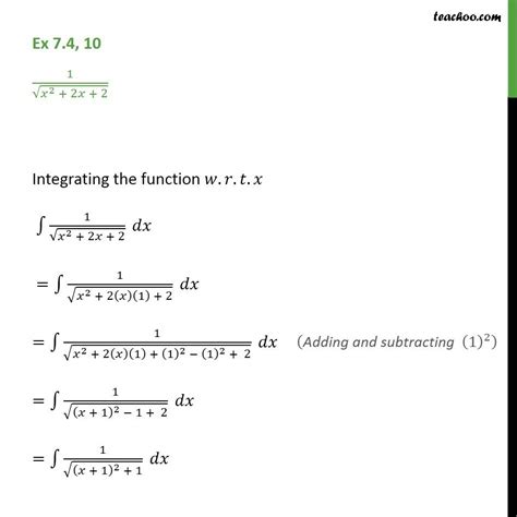 Ex Integrate Root X X Chapter NCERT