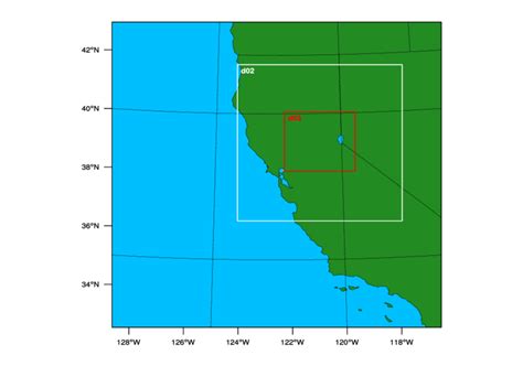 The Wrf Arw Model Domain Configuration Download Scientific Diagram