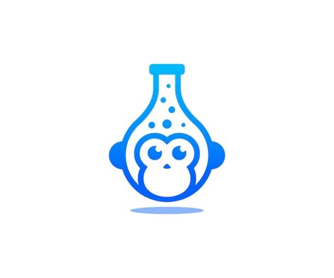 Laboratorio De Monos Vector Premium