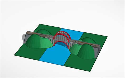 3d Design Copy Of Build A Bridge Challenge Tinkercad