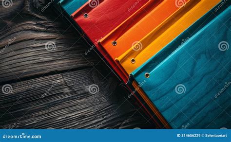 Decorative Document Covers For School Projects Stock Illustration