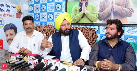 the economic times on linkedin bjp alleges aap s balkar singh engaged