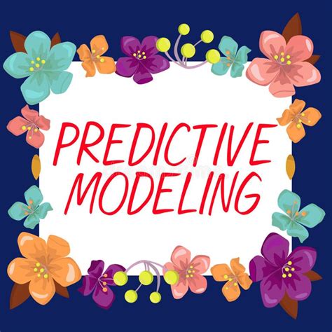 Hand Writing Sign Predictive Modeling Word For Maintenance Strategy