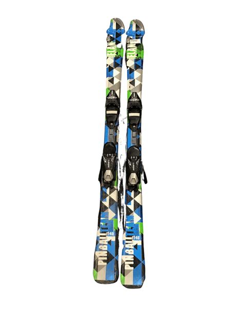 Used Elan Pinball Team 140 Cm Boys' Downhill Ski Combo | SidelineSwap