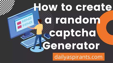 How To Create A Random Captcha Generator