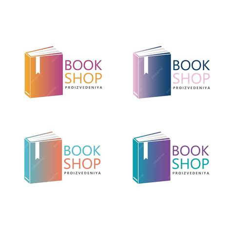 El Logotipo De La Librería Vector Premium