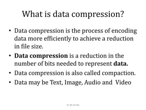 data compression ppt