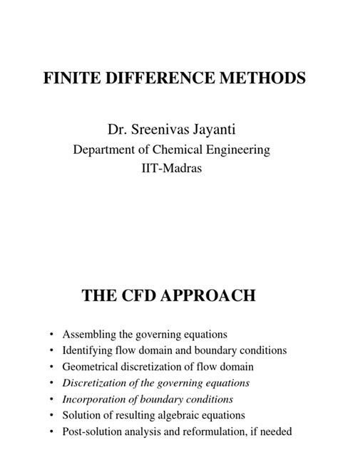 Pdf Finite Difference Methods Dokumentips