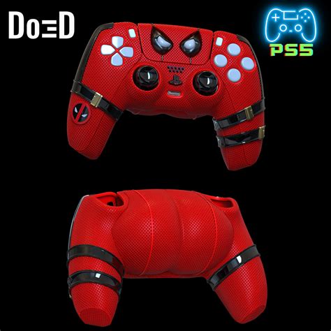 Deadpool Ps5 Controller Case Cover 3d Printable Model Print File