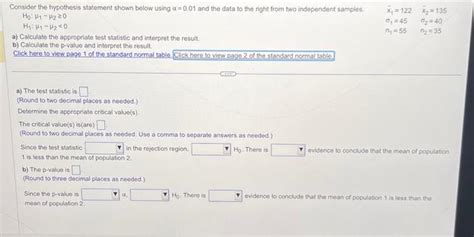 Solved Consider The Hypothesis Statement Shown Below Using Chegg